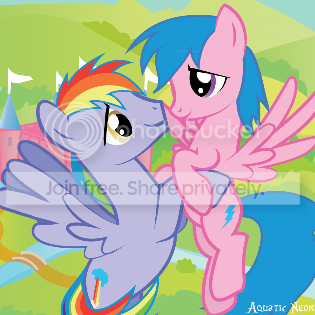 Rainbow Dash's Parents | My Little Pony Trading Post