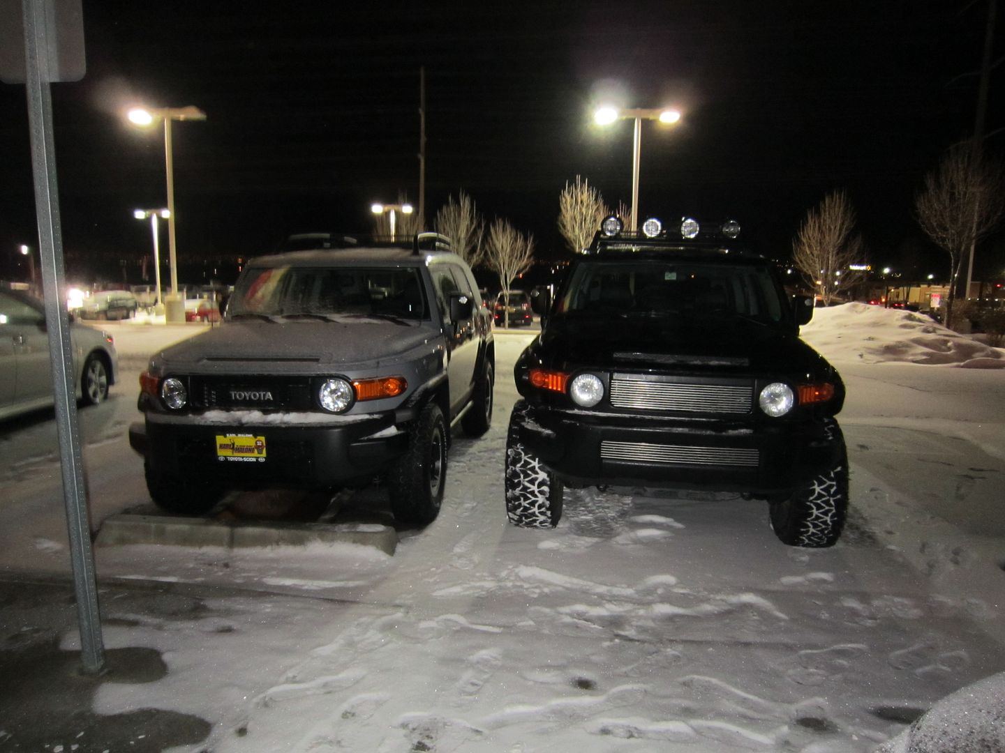 Pics of Your Modded FJs Next to Stock FJs!!! - Toyota FJ Cruiser Forum